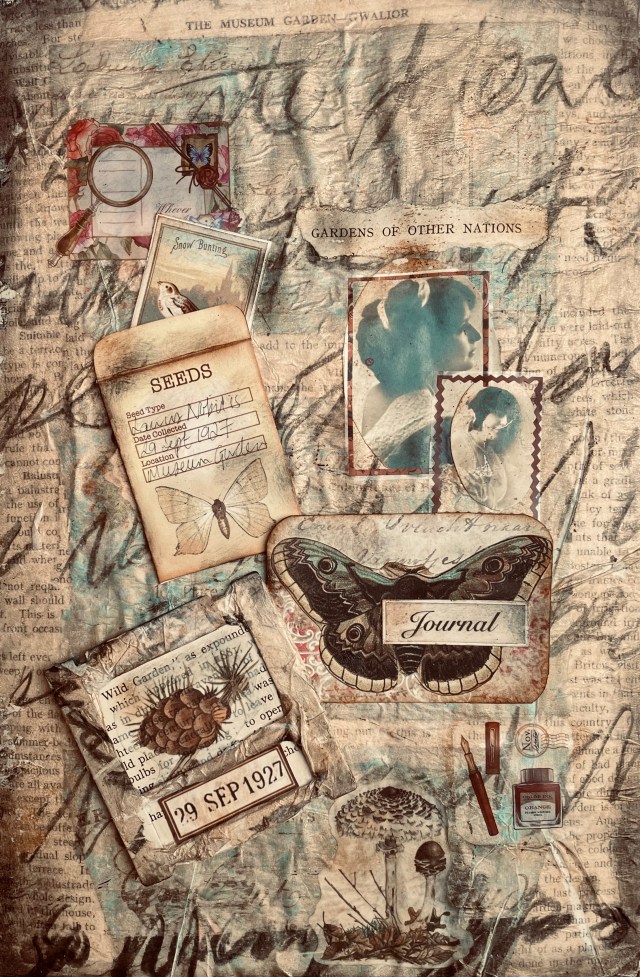 Exploring Narrative Techniques in Collage Art – Mushroom Moon Designs