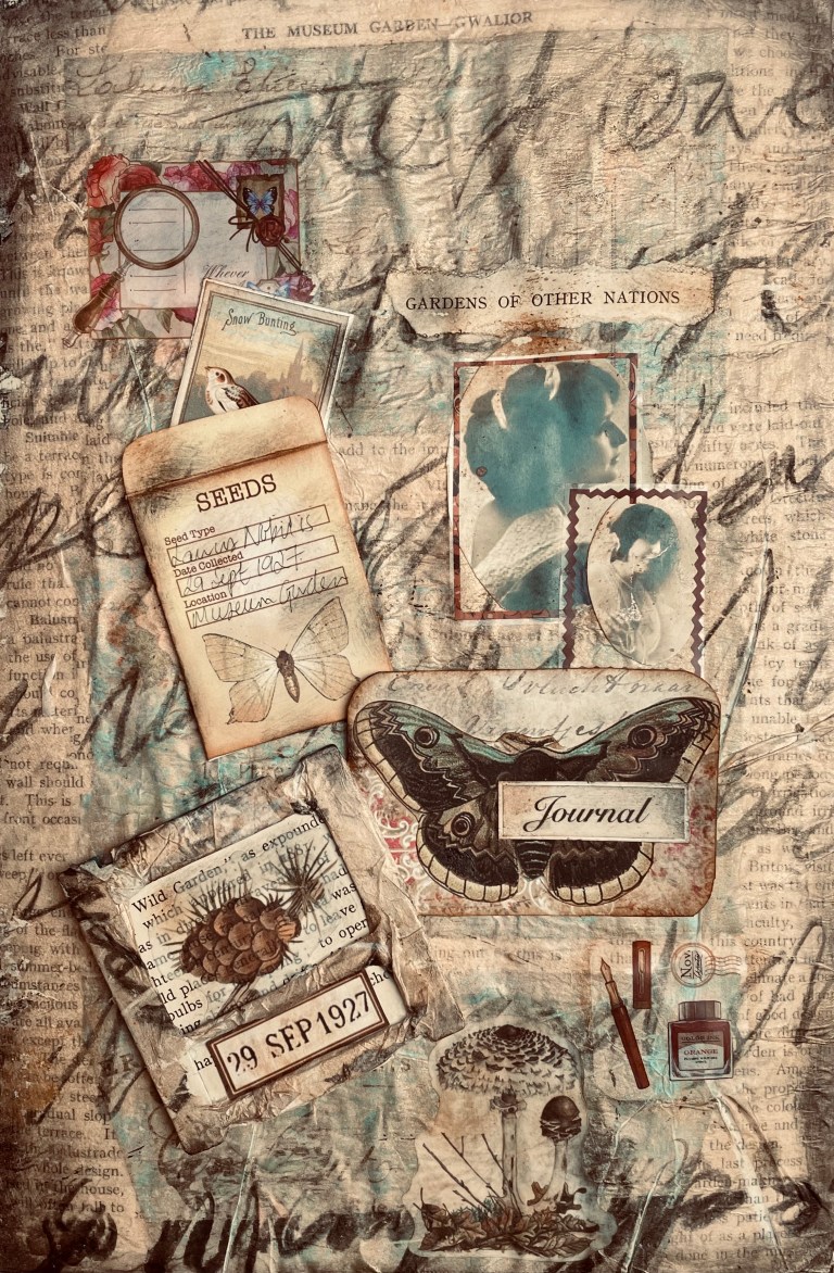 Exploring Narrative Techniques in Collage Art – Mushroom Moon Designs