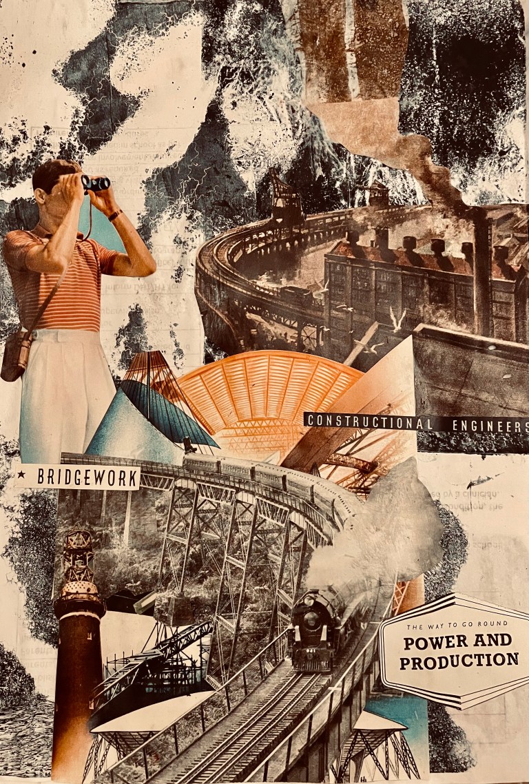 Exploring Narrative Techniques in Collage Art – Mushroom Moon Designs